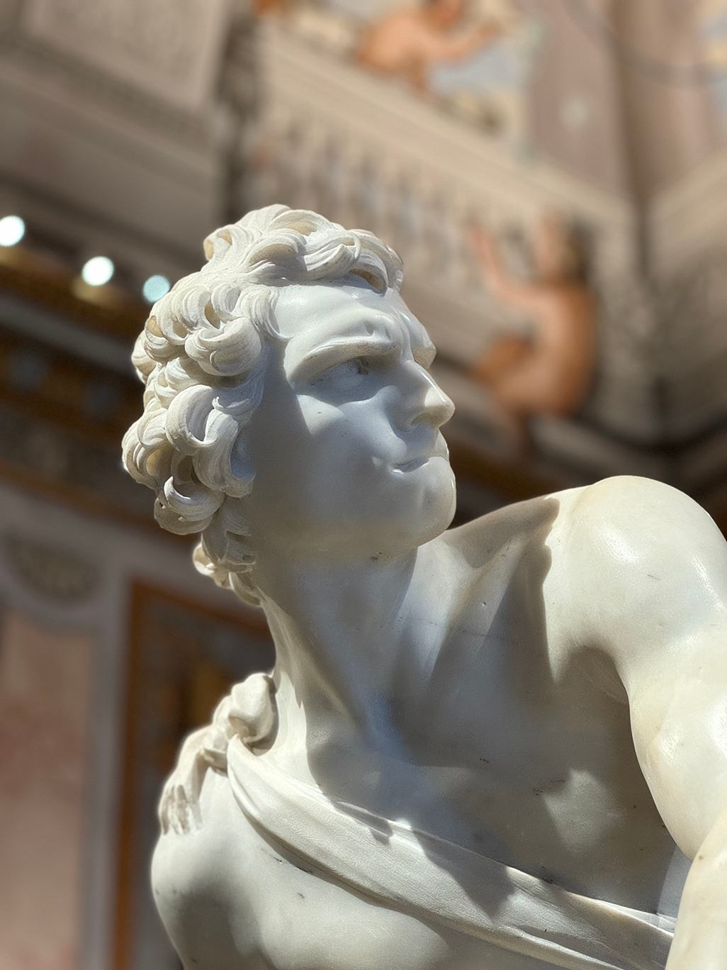 Gian Lorenzo Bernini’s David in the Borghese Gallery – Art Sôlido