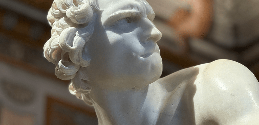 Gian Lorenzo Bernini’s David in the Borghese Gallery – Art Sôlido