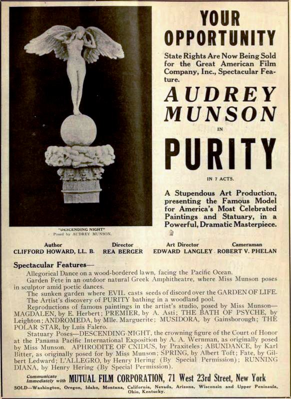 The Icon Behind the Monuments: Audrey Marie Munson’s Life and Legacy in ...